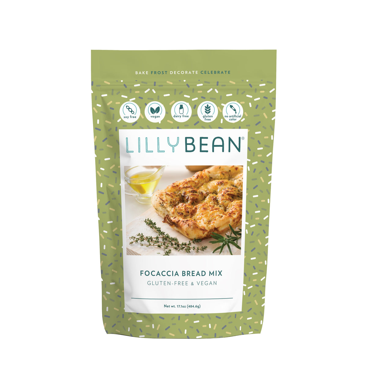 Gluten-Free Focaccia Bread Mix | Vegan & Allergen-Free | LillyBean ...